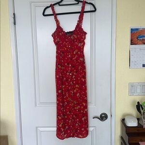 Realisation Par | Dresses | Realisation Par Red Floral Dress | Poshmark